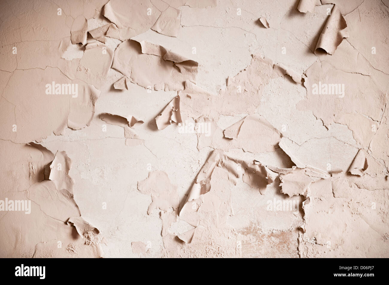Beige old cracked paint wall texture abstract Stock Photo - Alamy
