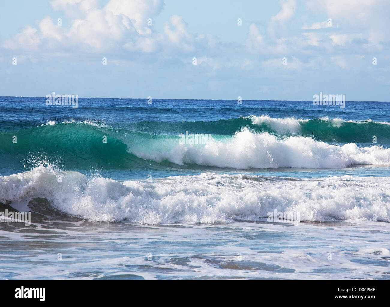 Wave on the beach Stock Photo - Alamy