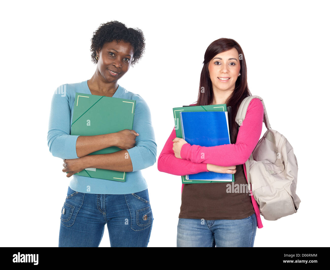 Group university students isolated over hi-res stock photography and ...
