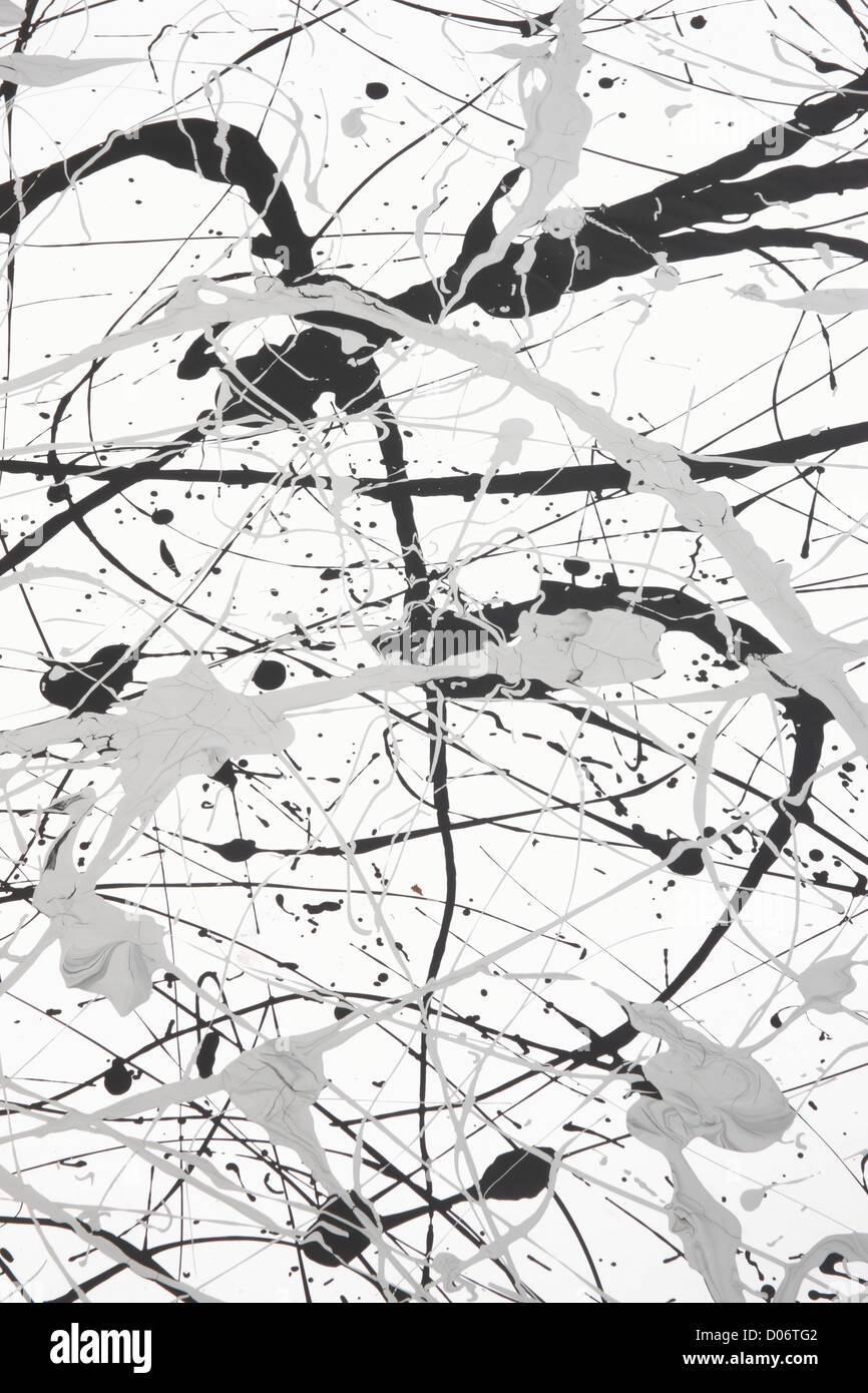 Jackson Pollock style painting Stock Photo - Alamy