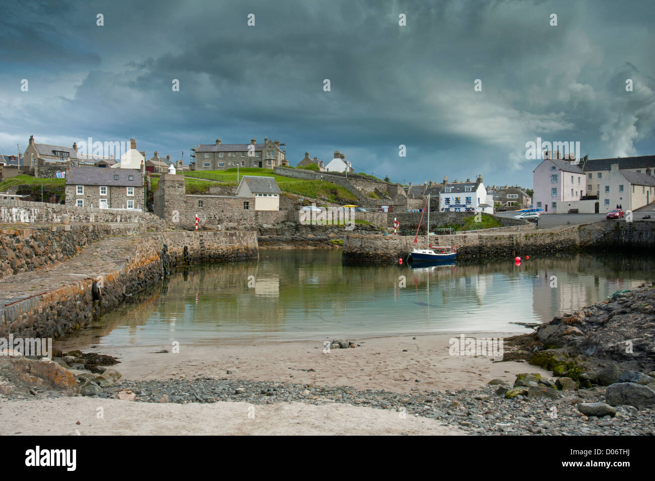 Portsoy village on the Moray Firth Aberdeenshire, Scotland. SCO 8458 ...