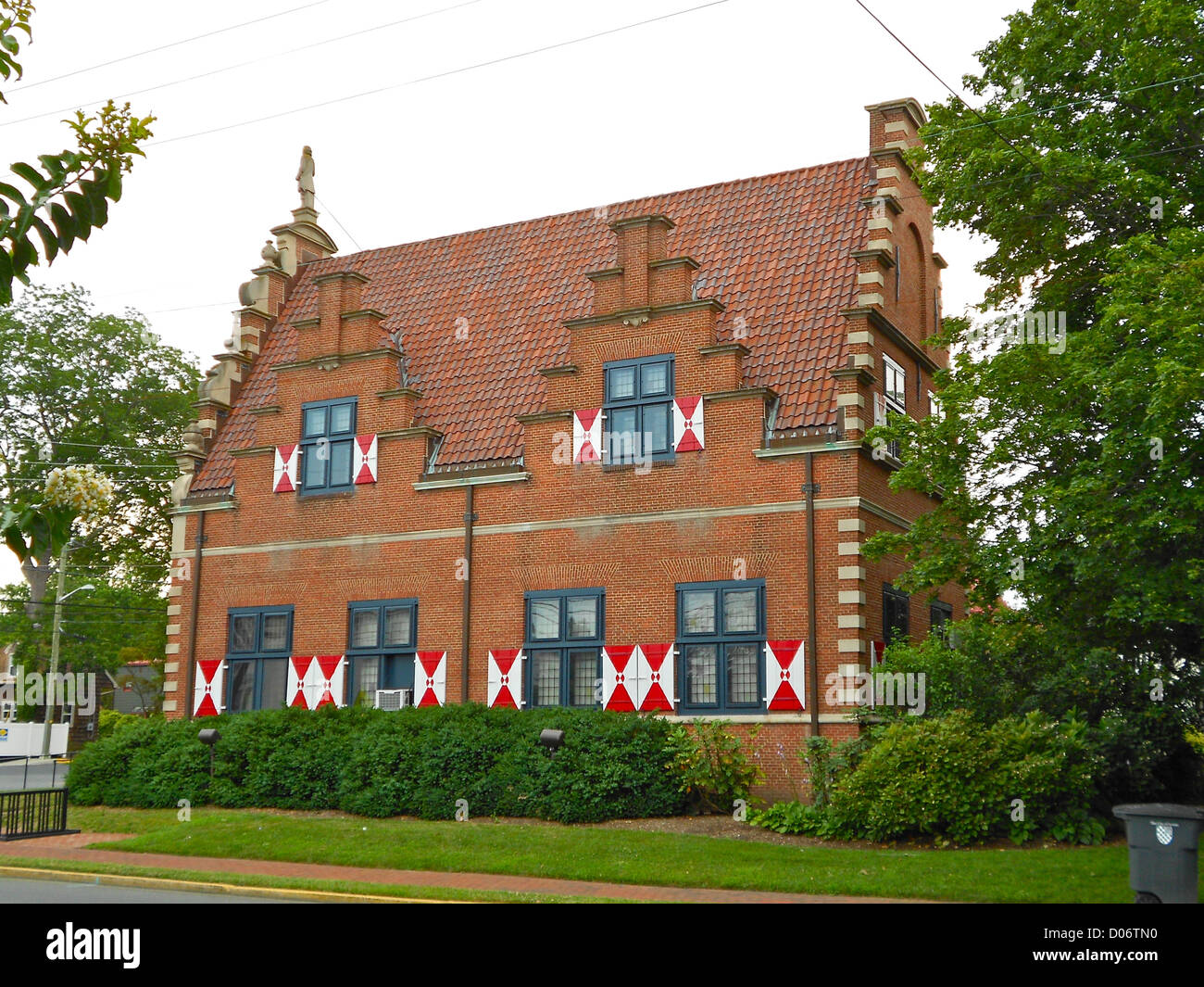 The Zwaanendael Club in Lewes, Delaware, was built in 1898 as a bank ...