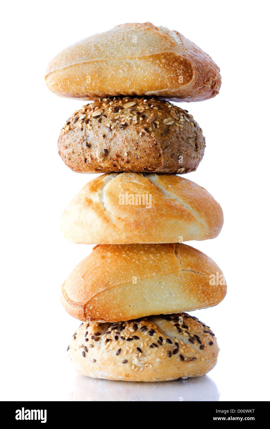Stack of Bread Stock Photo - Alamy