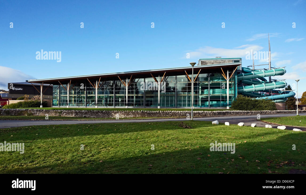 Inverness Leisure Centre in Inverness Scotland Stock Photo - Alamy
