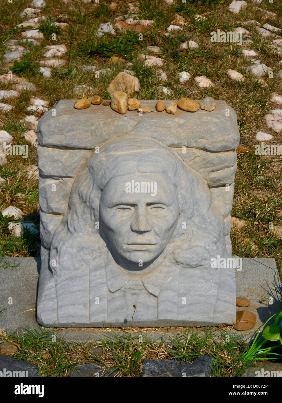 The grave of Chief Taza, an Apache leader, is located at the ...