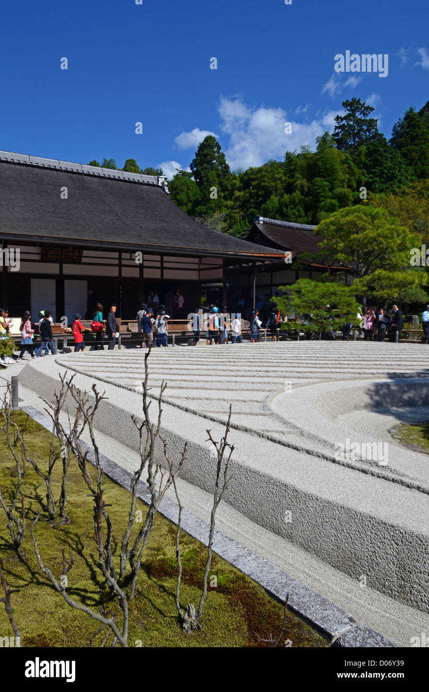 Ginkakuji, Temple of the Silver Pavilion or Jisho-ji, Kyoto Stock Photo ...