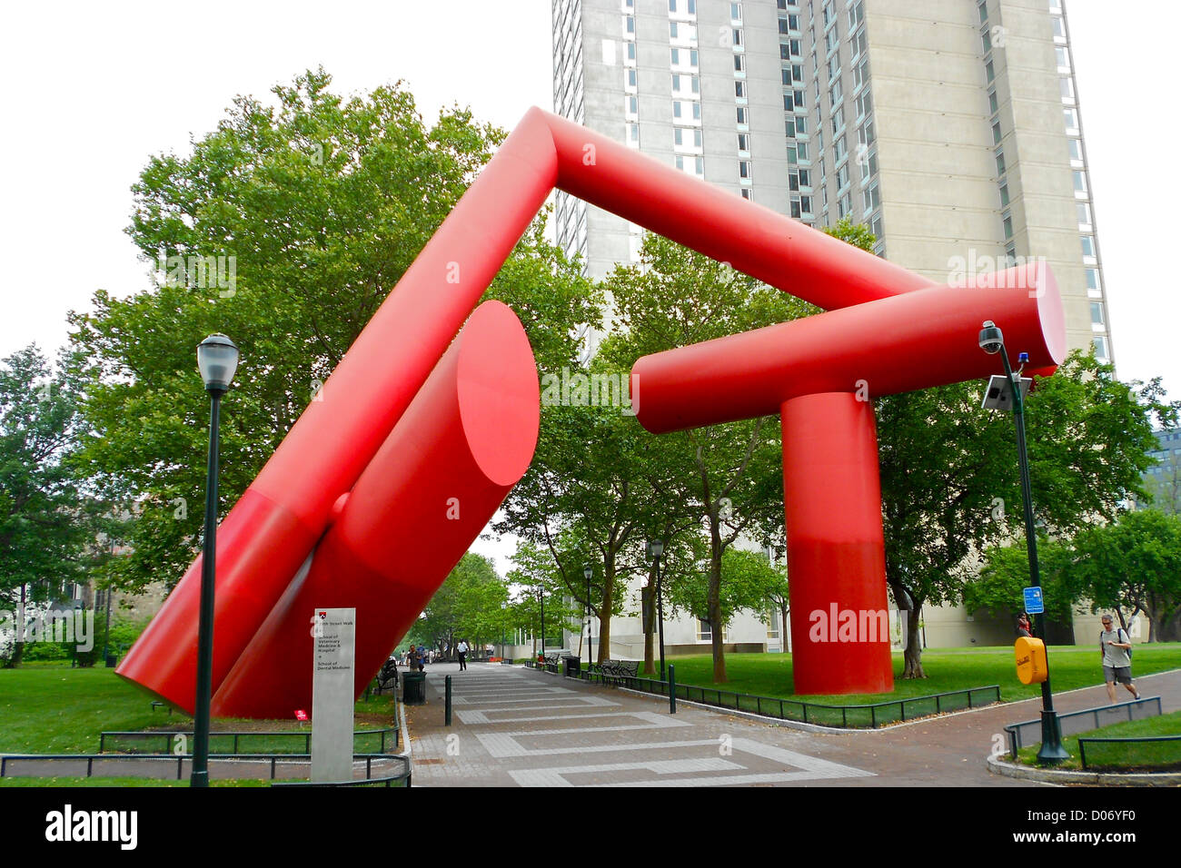 Covenant, a sculpture by Alexander Liberman, was created in 1976 and is ...