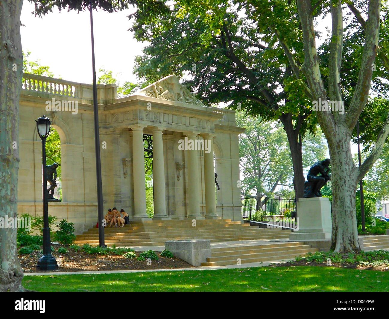 The Rodin Museum in Philadelphia, located along the city's Ben Franklin ...