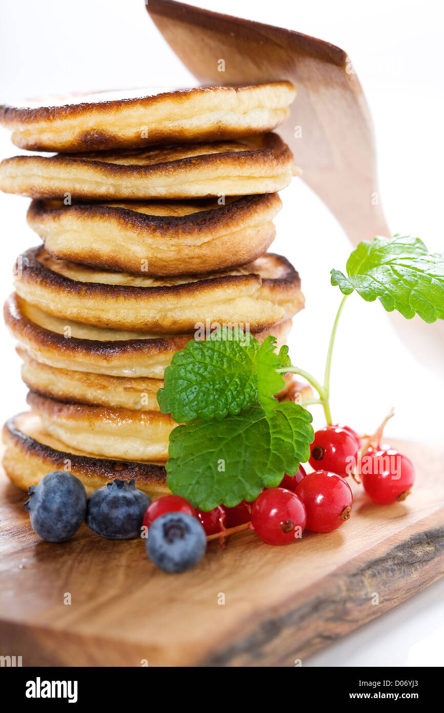 Stack of freshly prepared pancakes Stock Photo - Alamy