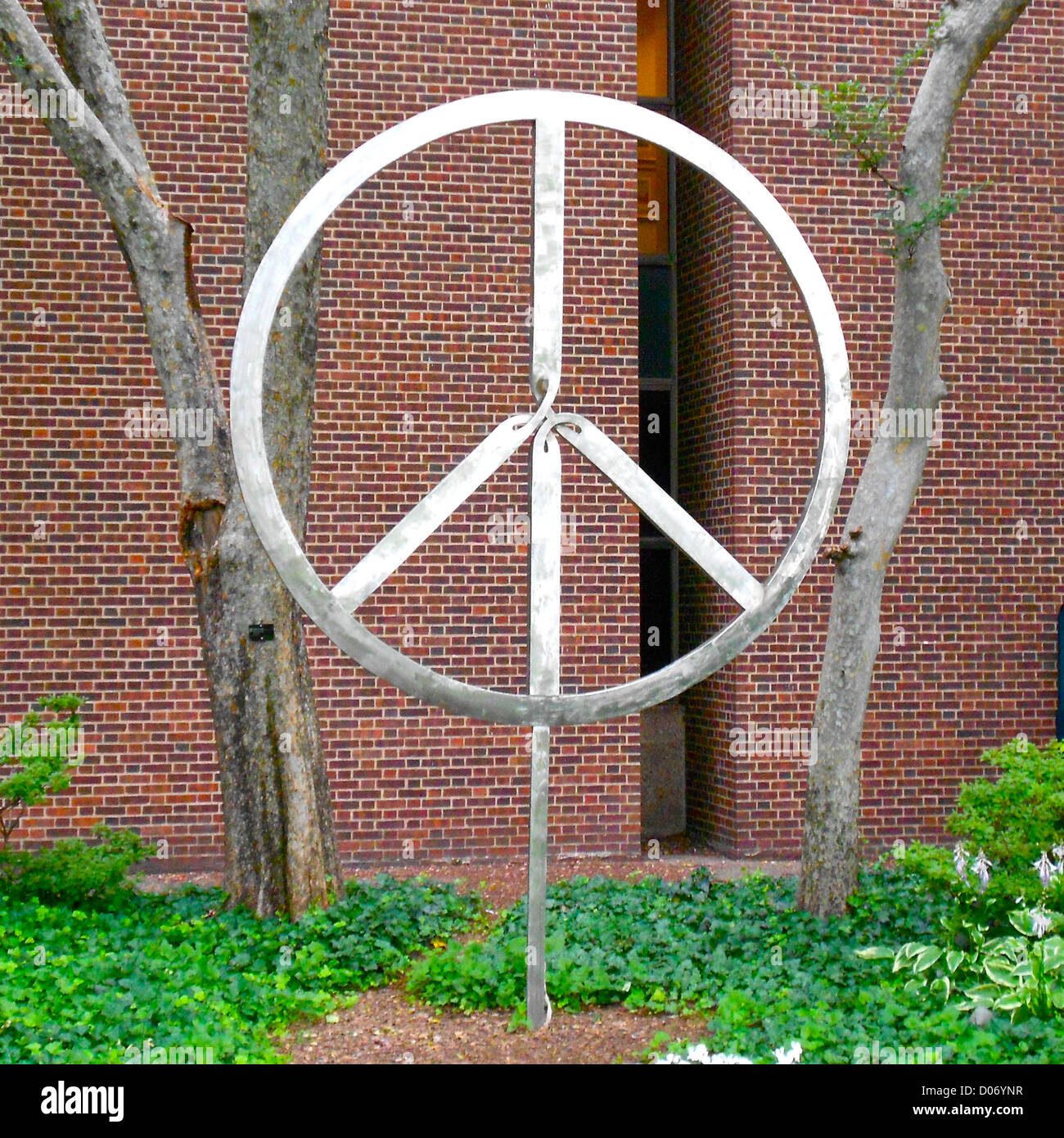 Peace Symbol by Robert Engman installed 1967 University of Pennsylvania ...