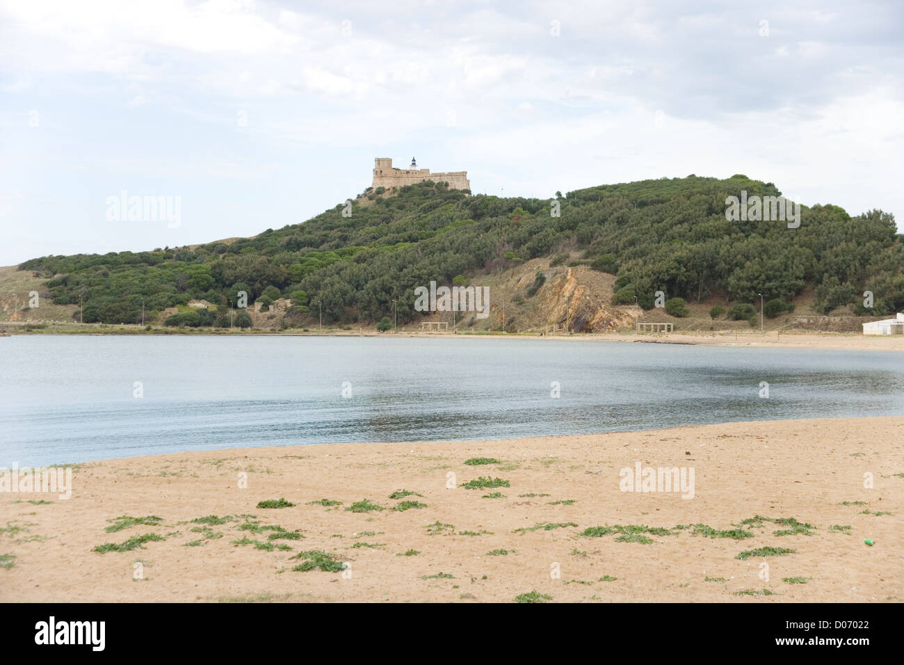 Tabarka town and beach on the Barbary Coast in north west Tunisia Stock ...