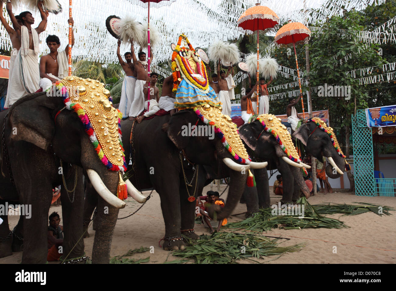 Pooram festival kerala hi-res stock photography and images - Alamy