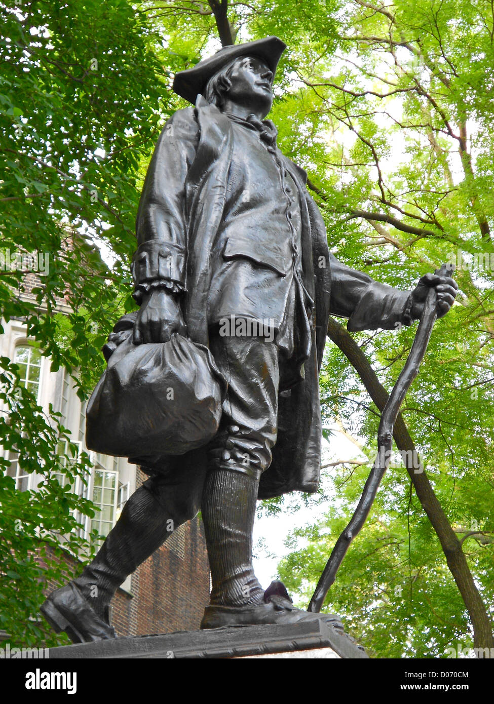 Benjamin franklin statue university pennsylvania hi-res stock ...