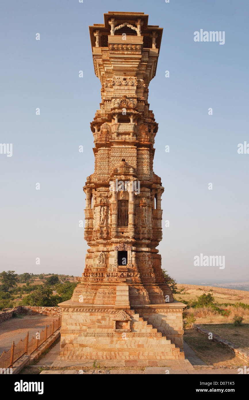 Kirti Stambha, Chittorgarh, Rajasthan, India Stock Photo - Alamy