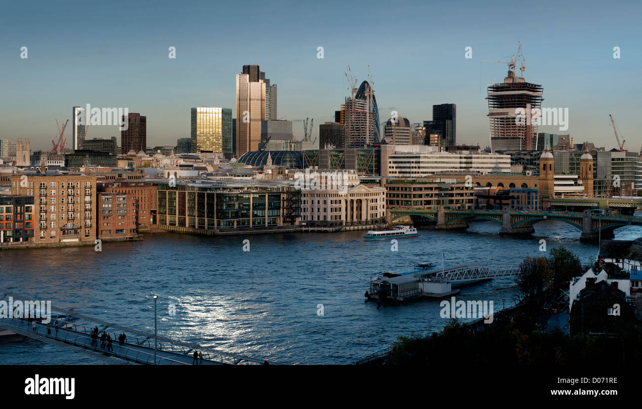 With the gherkin right hi-res stock photography and images - Alamy