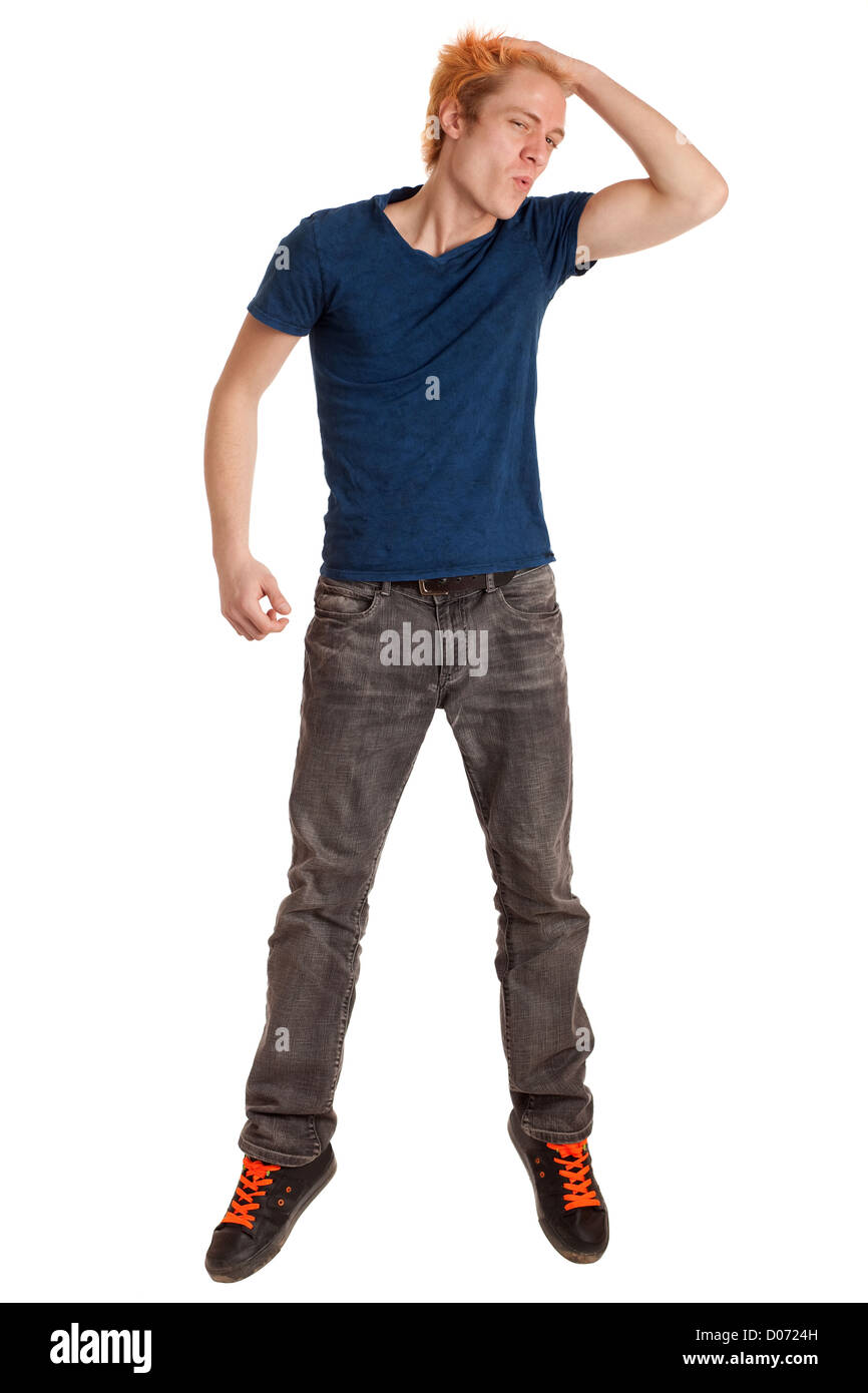 Orange shirt on man Cut Out Stock Images & Pictures - Alamy