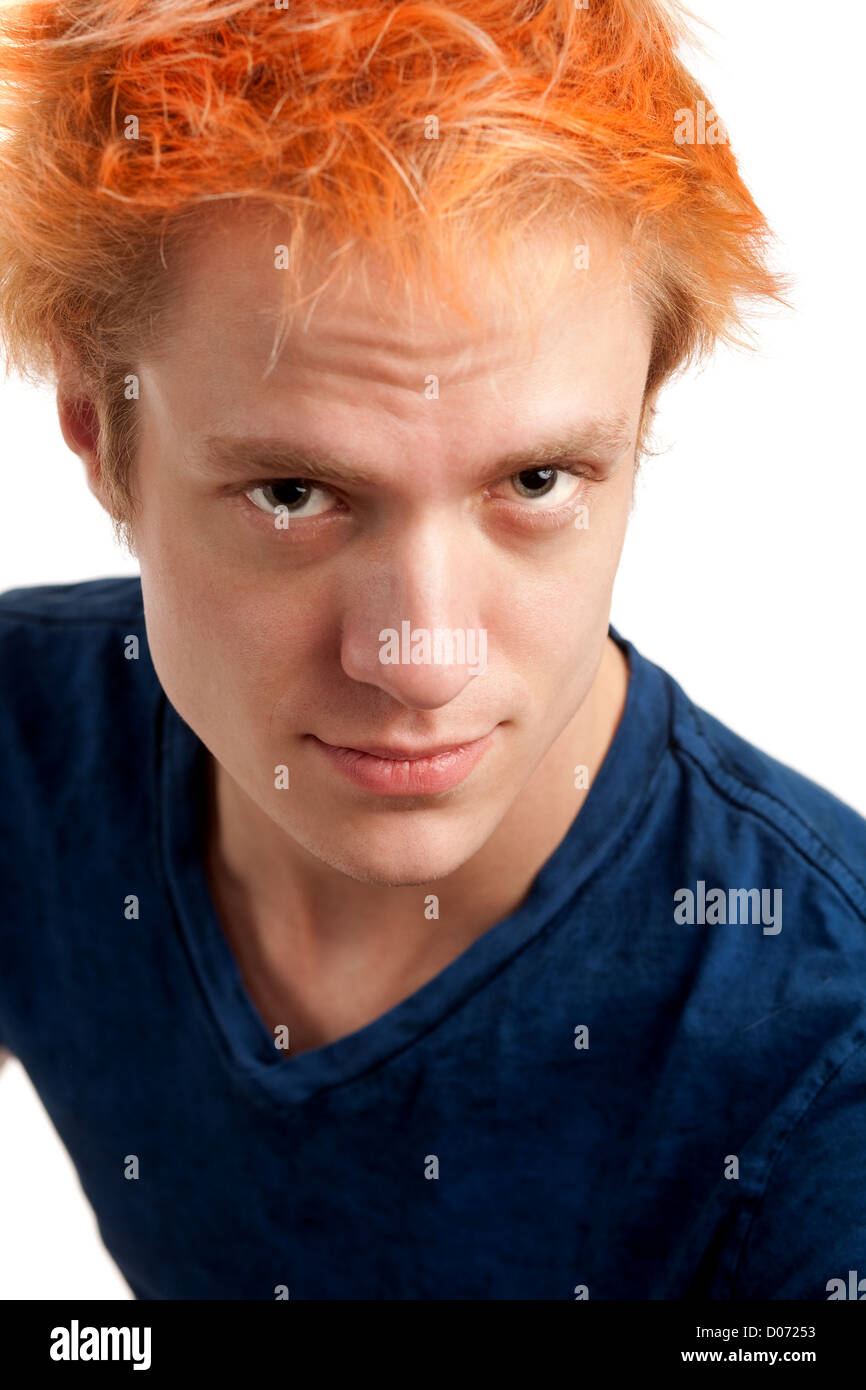 Orange Hair Head Shot Stock Photo - Alamy