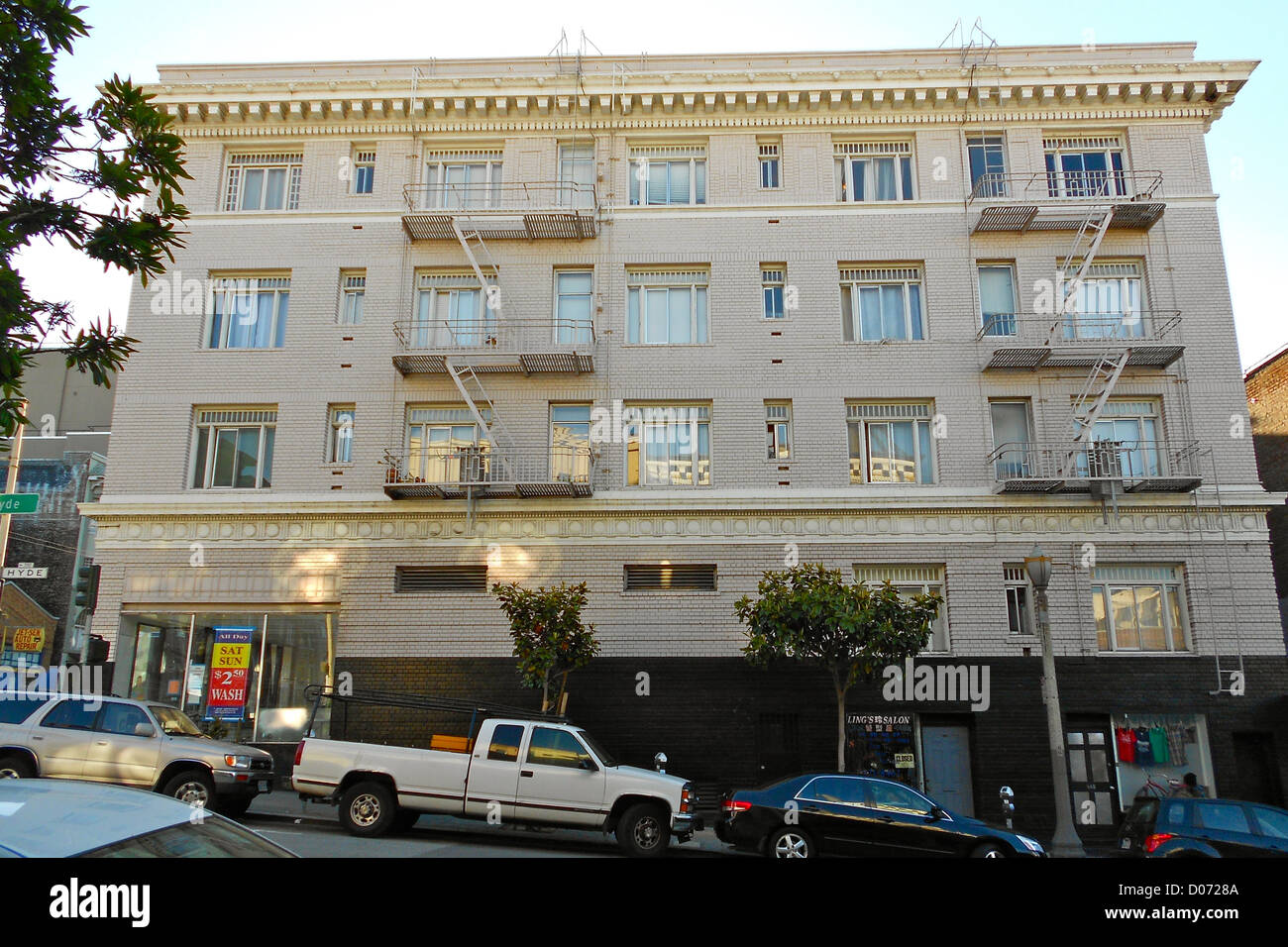Apartment building of Dasheil Hammett/Sam Spade at 891 Post Street San ...