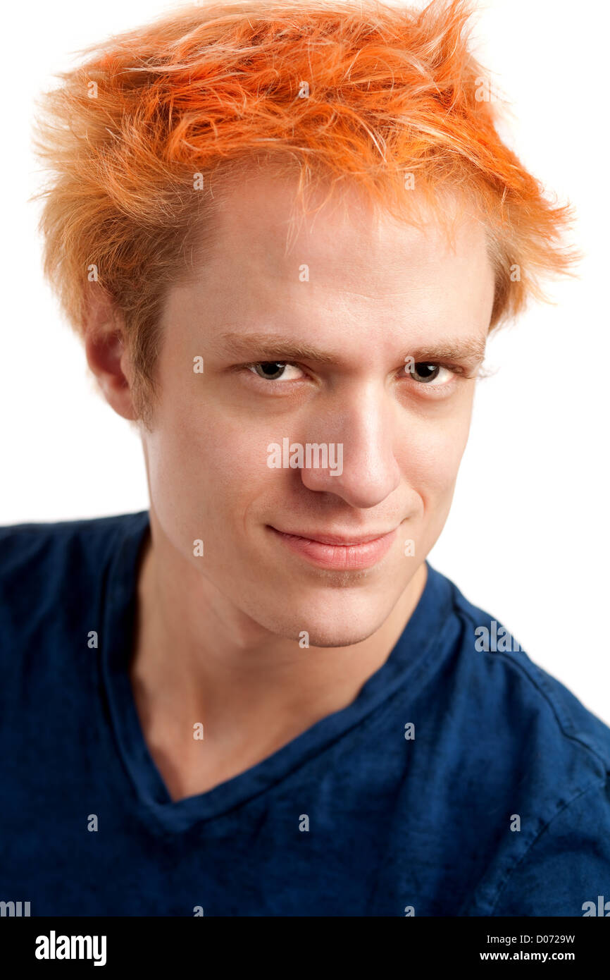 Orange Hair Head Shot Stock Photo - Alamy