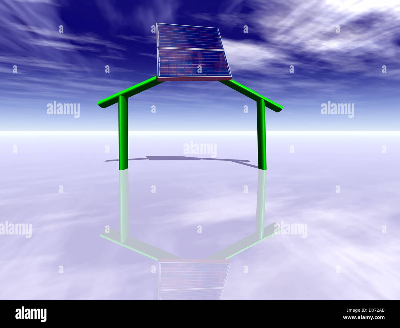 illustration of solar energy Stock Photo - Alamy