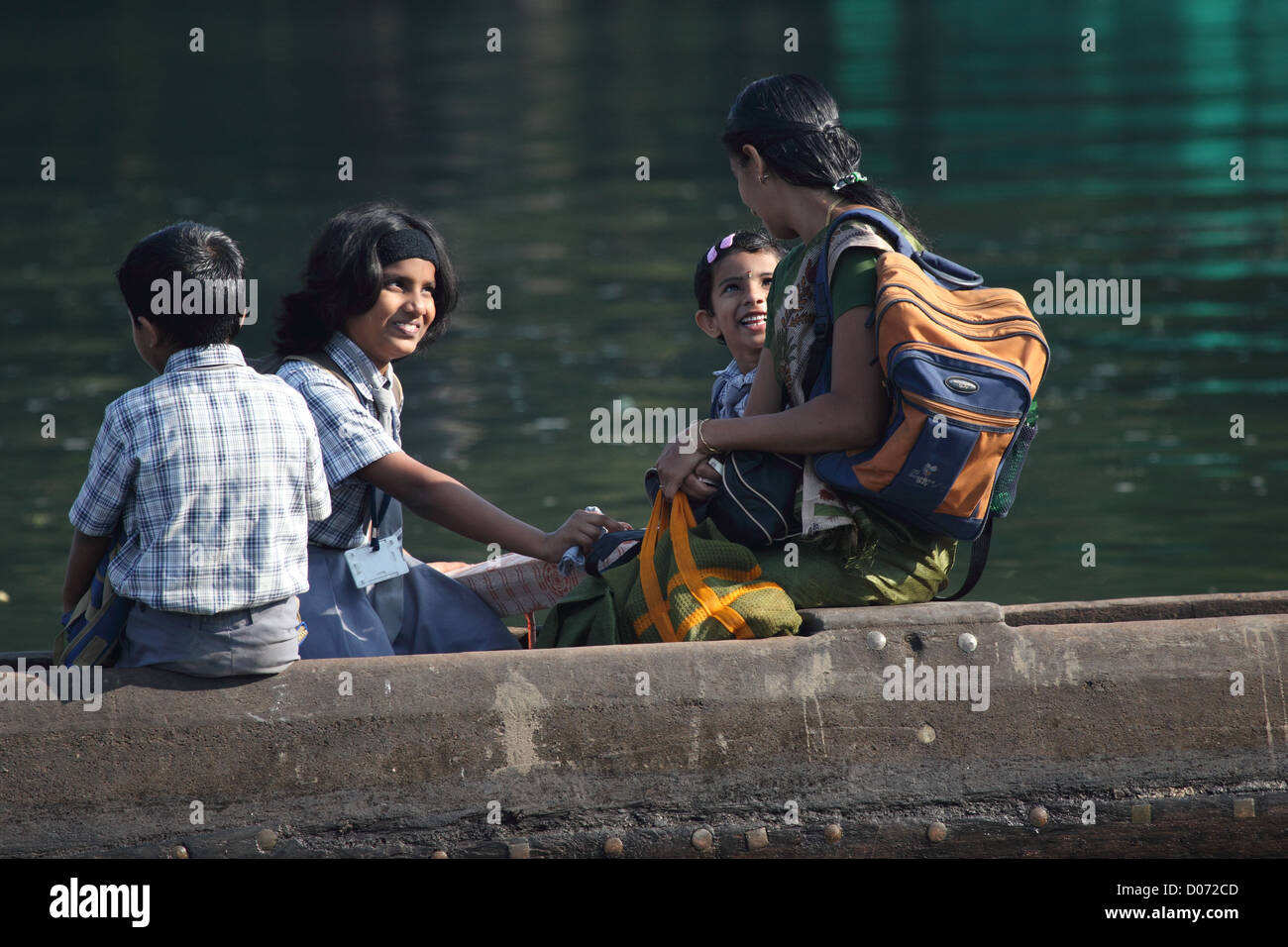 Kerala school children hi-res stock photography and images - Alamy