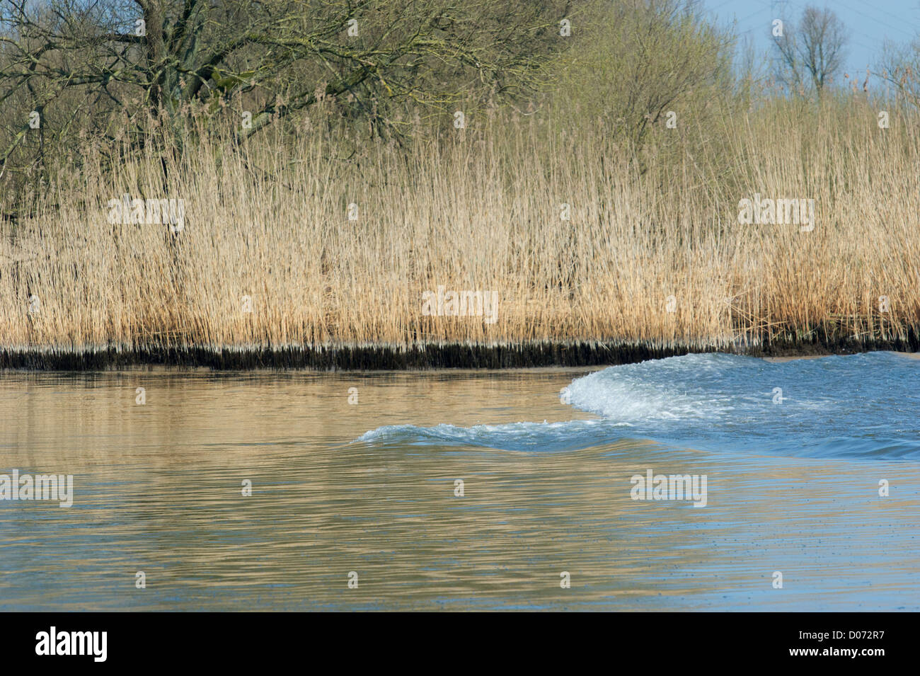 water wave at the river Stock Photo - Alamy