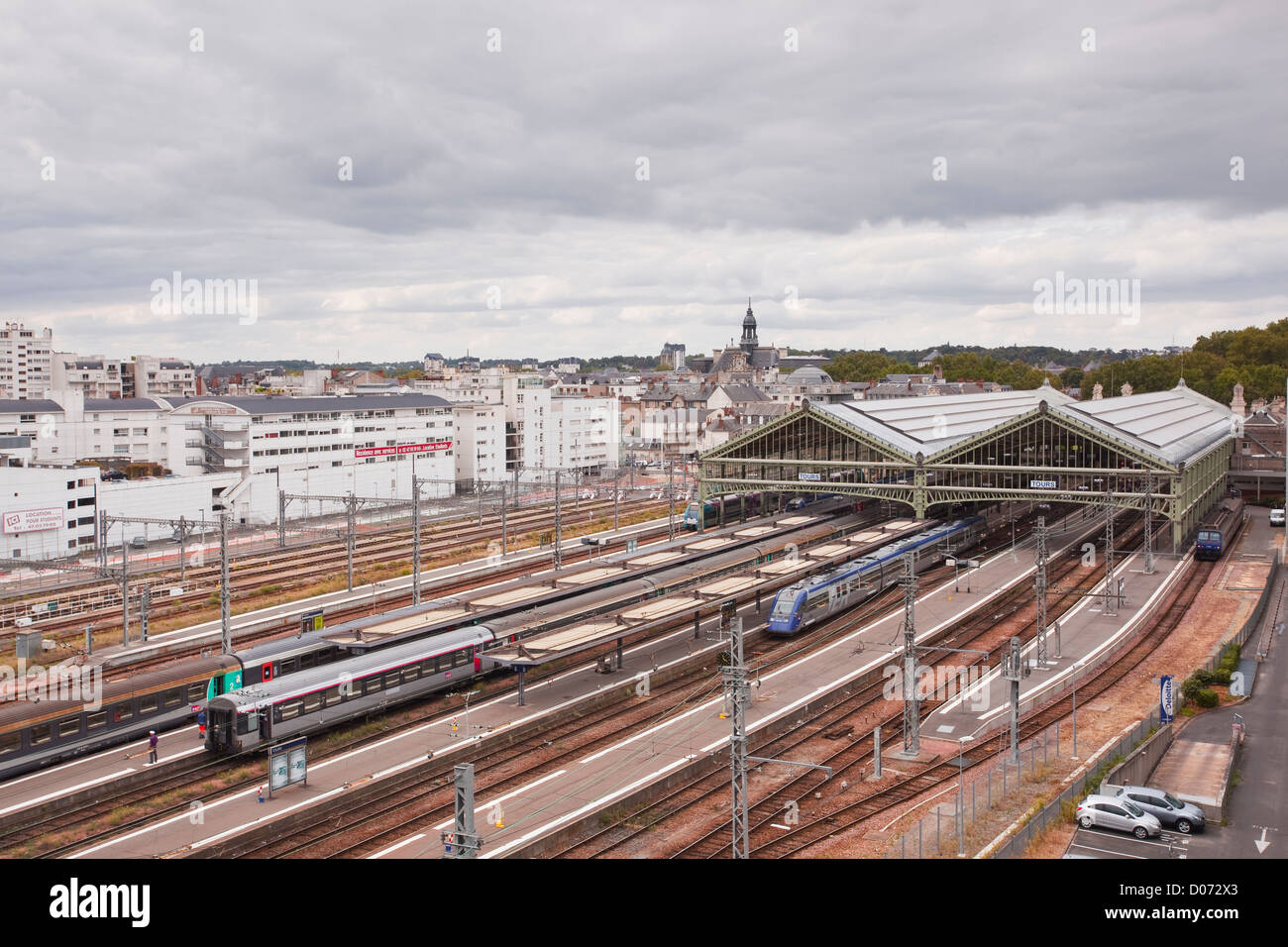The main railway terminus in Tours, France Stock Photo - Alamy