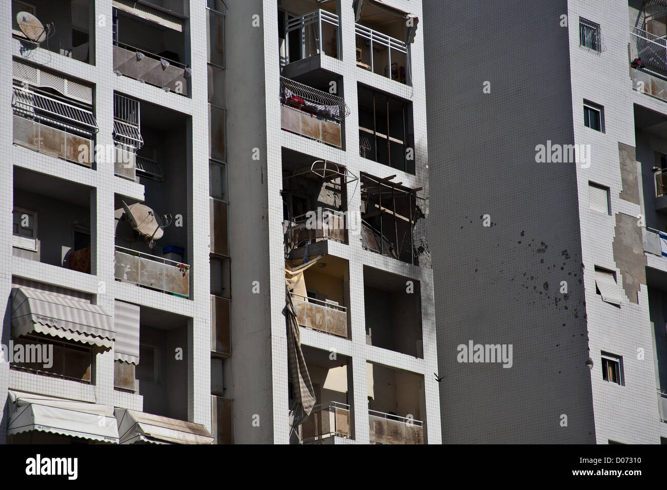 A Grad rocket launched from Palestinian controlled Gaza Saturday makes ...