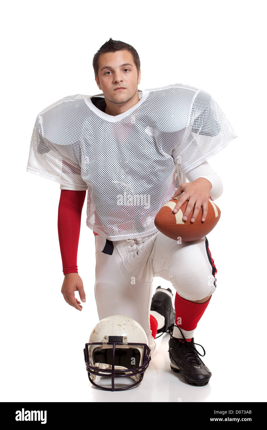 White man american football hi-res stock photography and images - Alamy