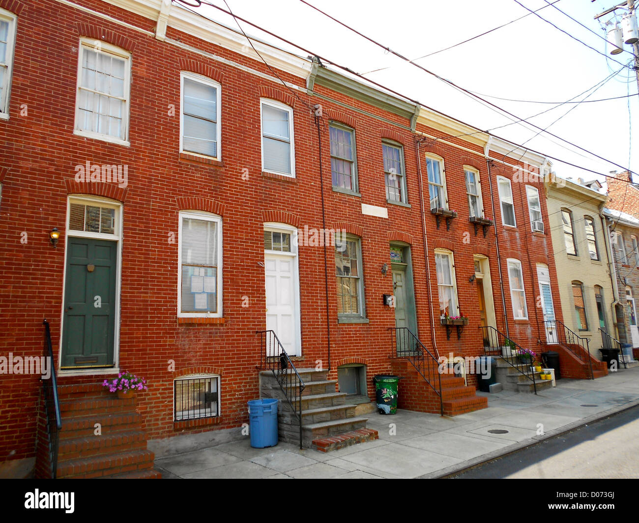 Douglass Row in Baltimore, built by Frederick Douglass in the 1890s, is ...