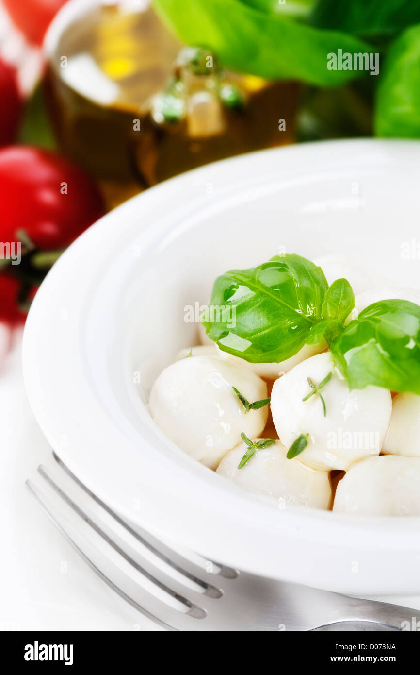 italian mozzarella close up Stock Photo - Alamy