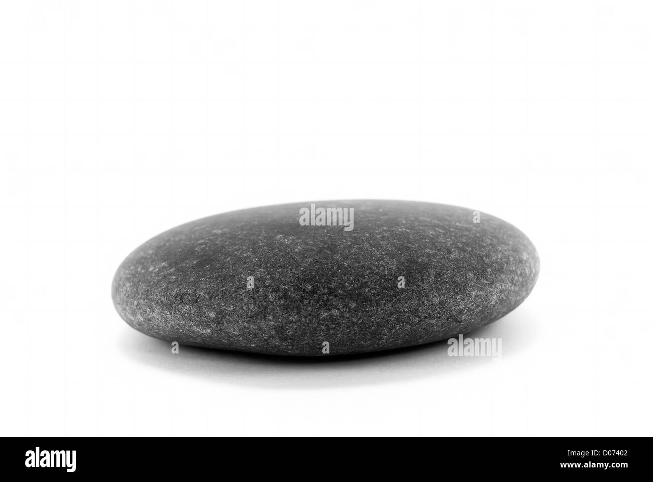 flat stone on white background Stock Photo - Alamy