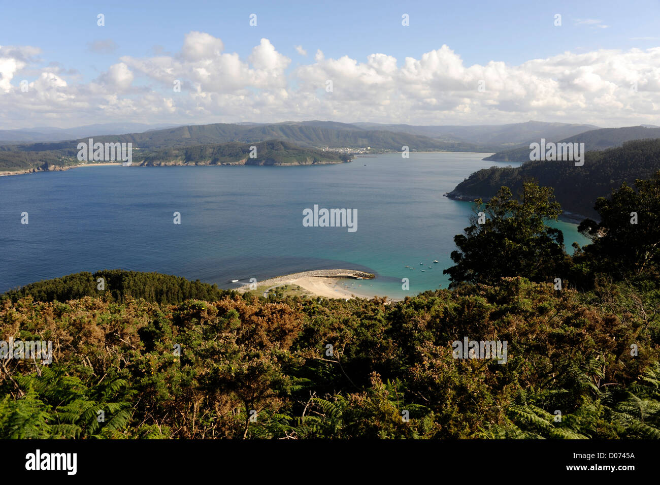 Porto de Bares harbour,Ria de Barqueiro,A Coruna province,Galicia,Spain ...