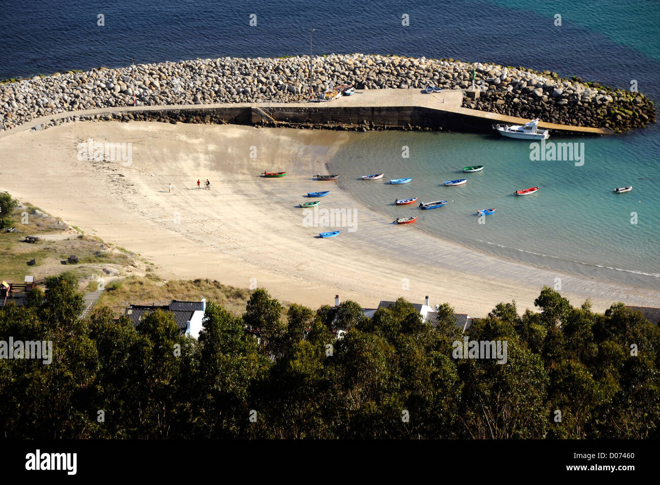 Porto de Bares harbour,Ria de Barqueiro,A Coruna province,Galicia,Spain ...