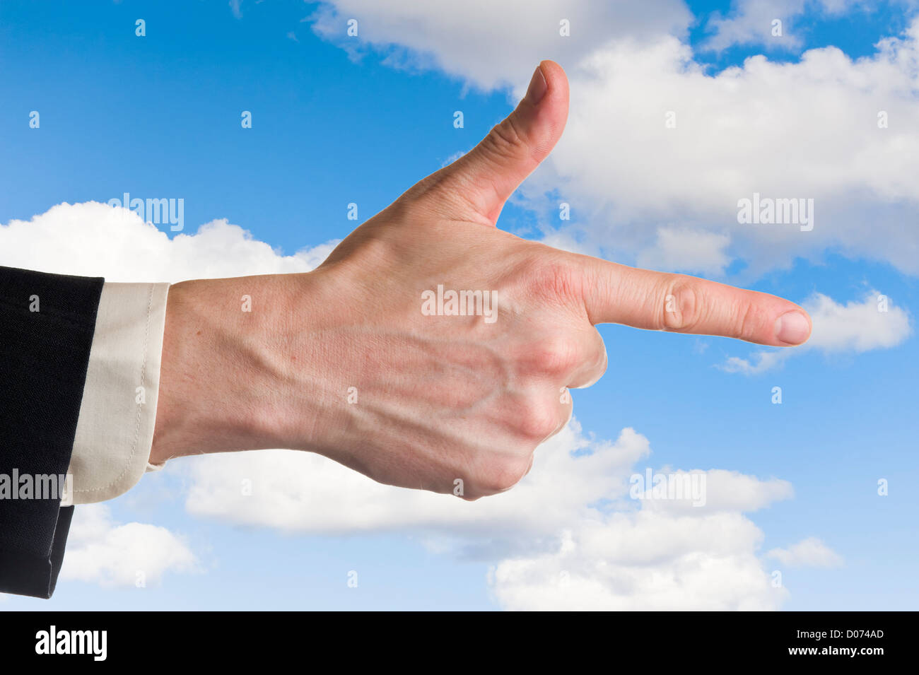 Thumb index finger hi-res stock photography and images - Alamy