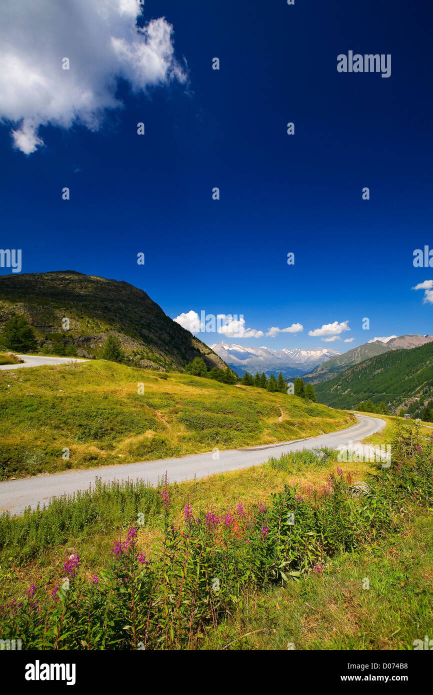 Beautiful alpine landscape Stock Photo - Alamy