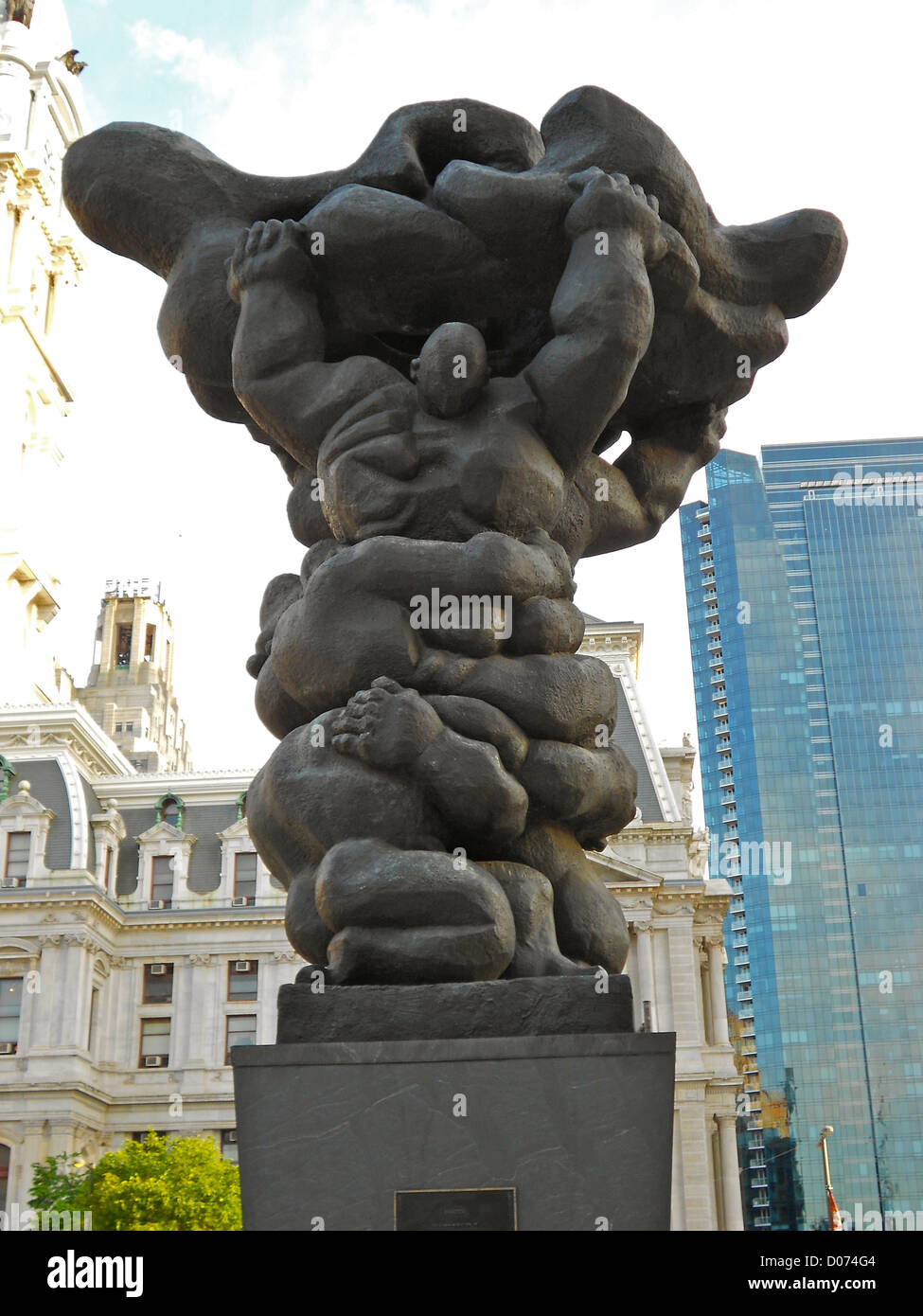 The Jacques Lipchitz sculpture, dedicated in 1976 as part of the USA ...