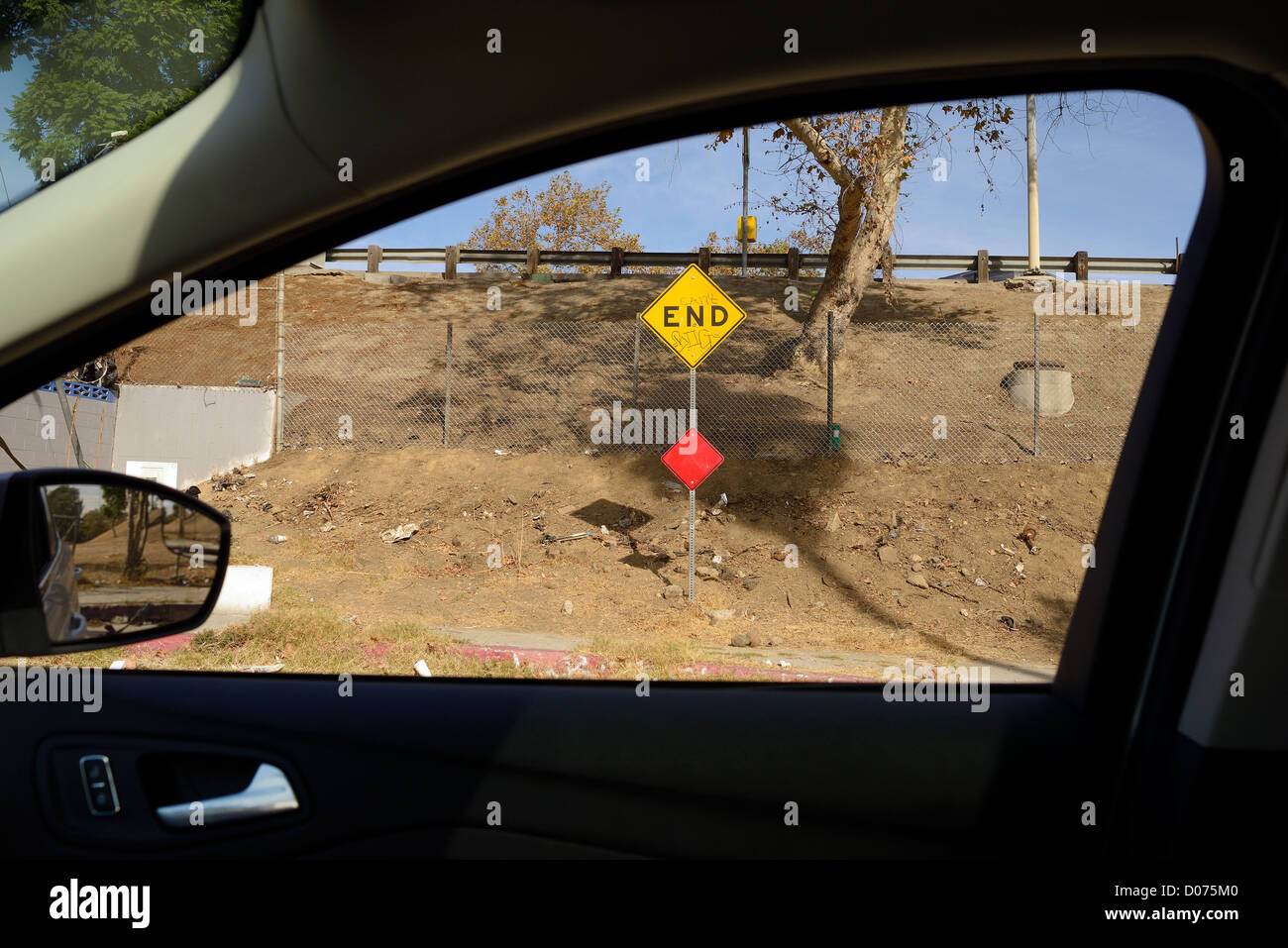 street sign end los angeles usa Stock Photo - Alamy