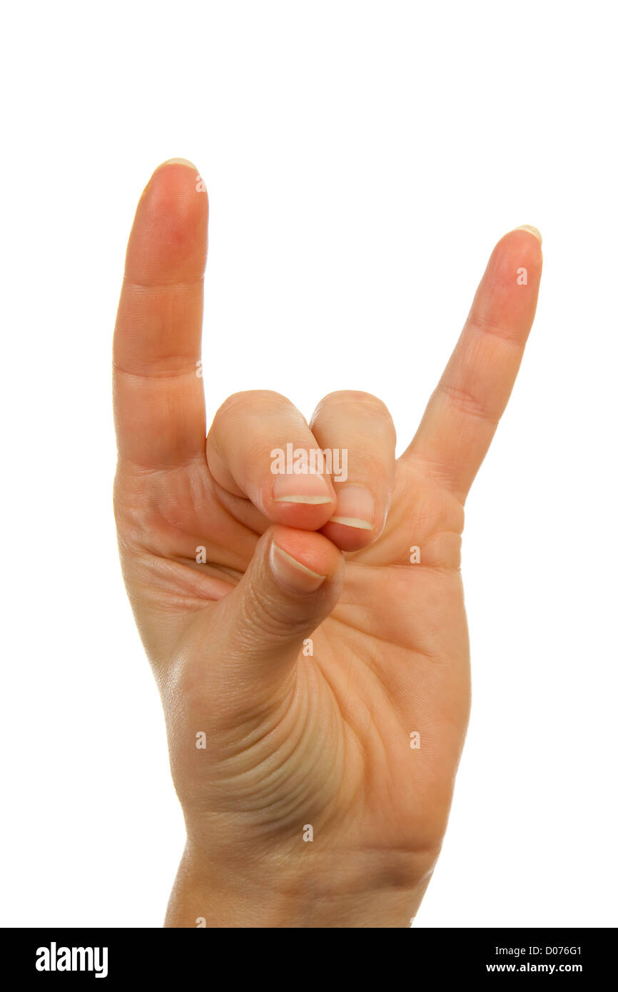 Hand gesture making animal shape hi-res stock photography and images ...