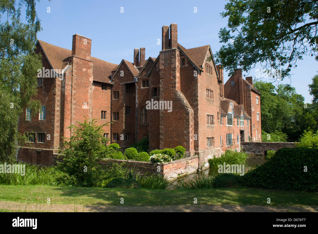 Harvington Hall Worcestershire England UK Stock Photo - Alamy