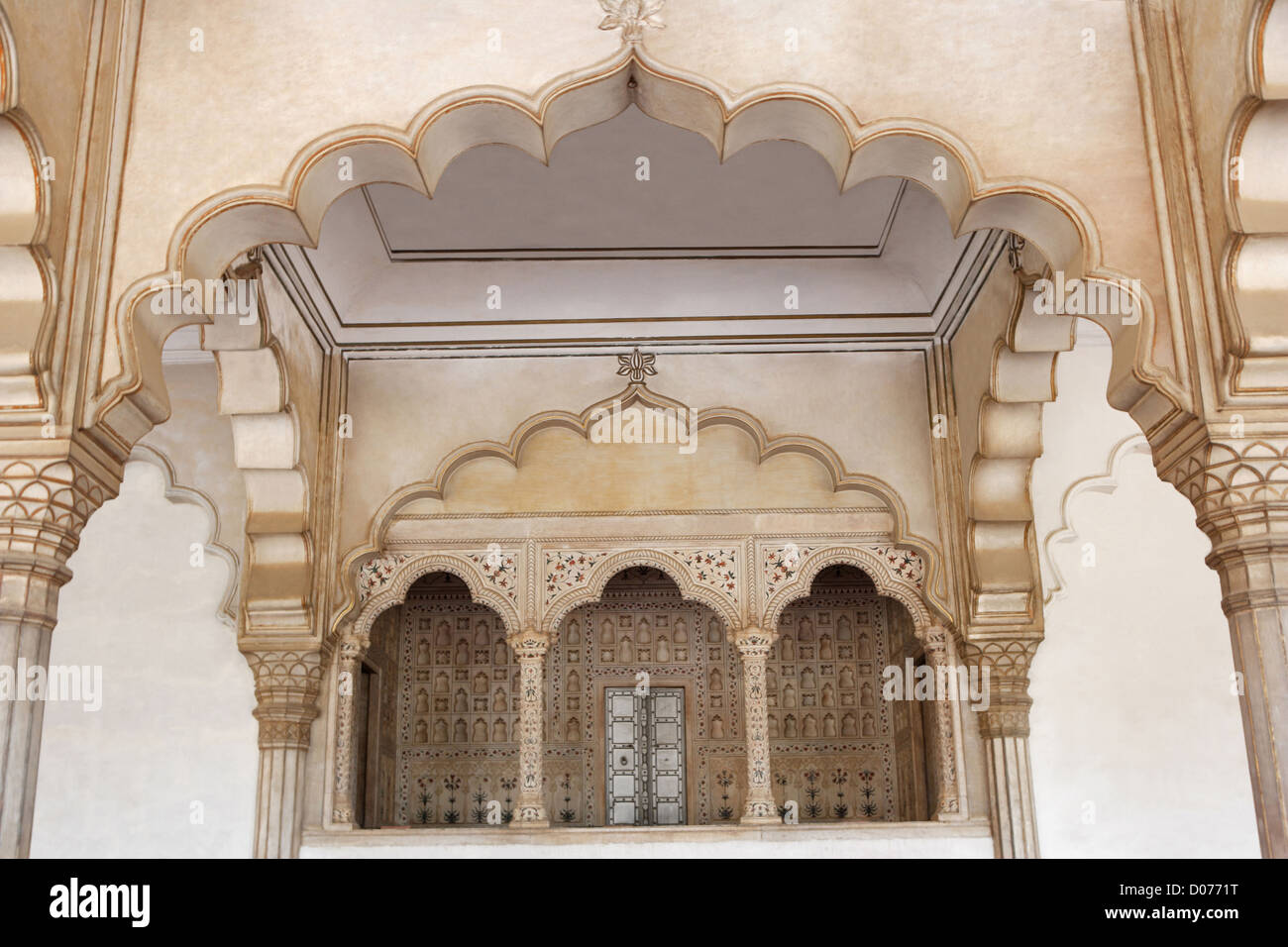 Deewan E Aam Throne Agra Fort, Uttar Pradesh, India Stock Photo - Alamy