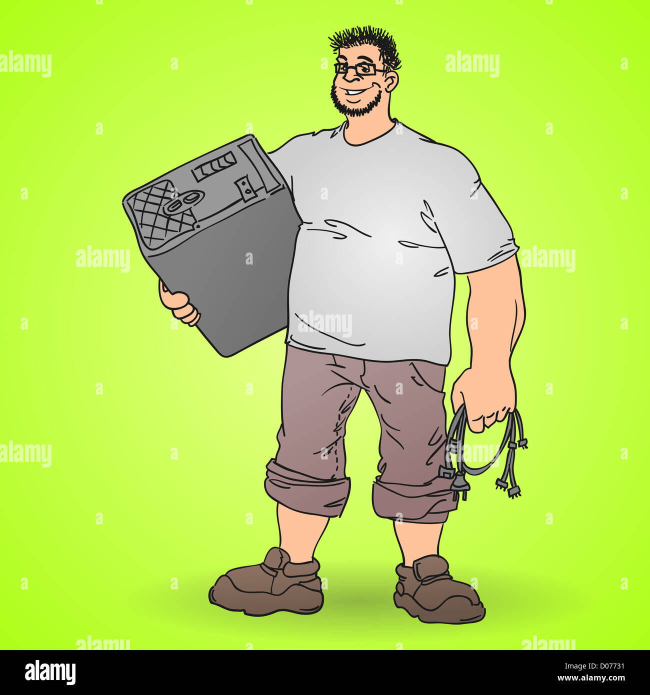 Professional Technology Worker Stock Photo - Alamy