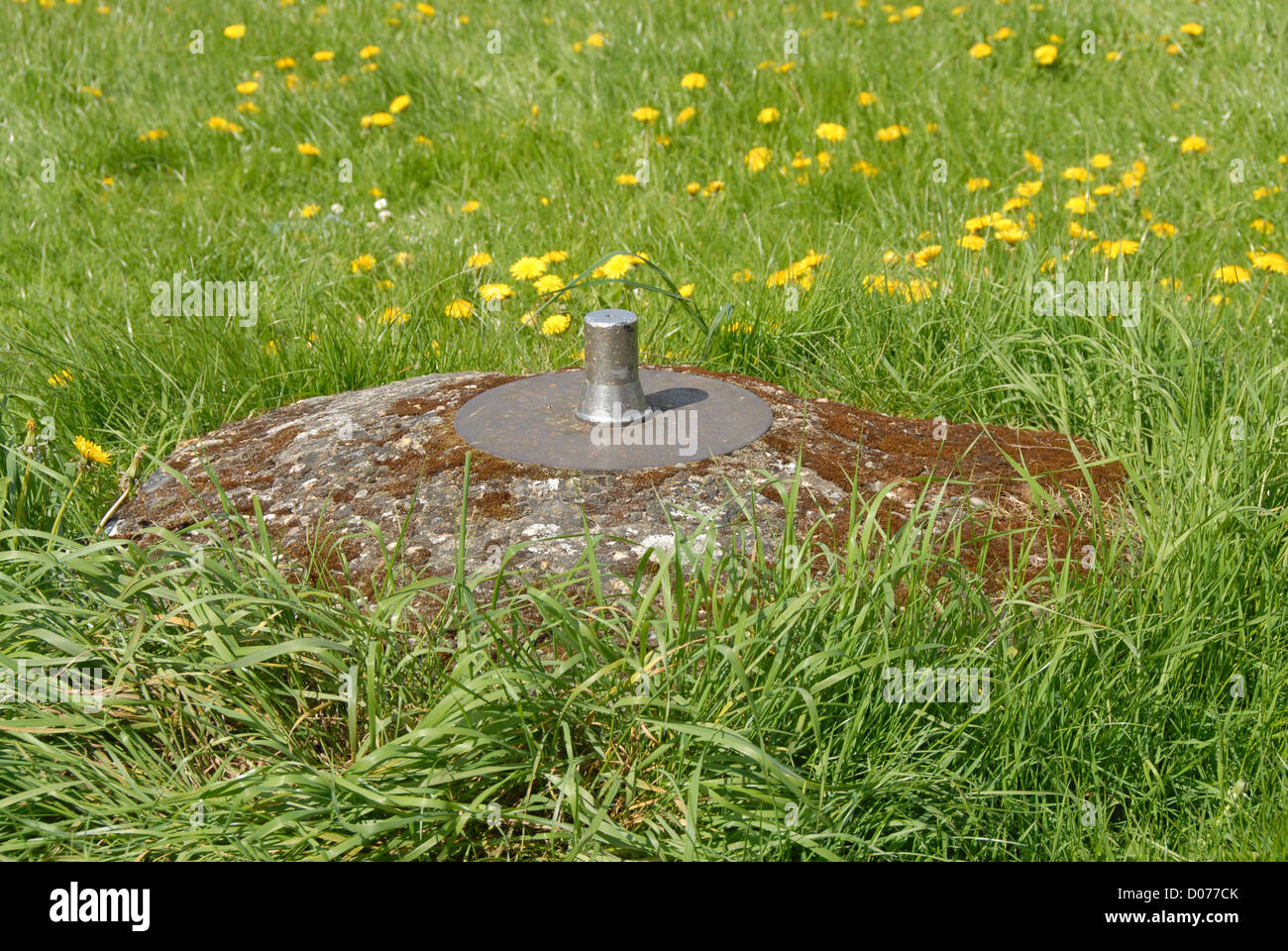WW2 machine gun spigot in Saffron Walden Essex Stock Photo - Alamy
