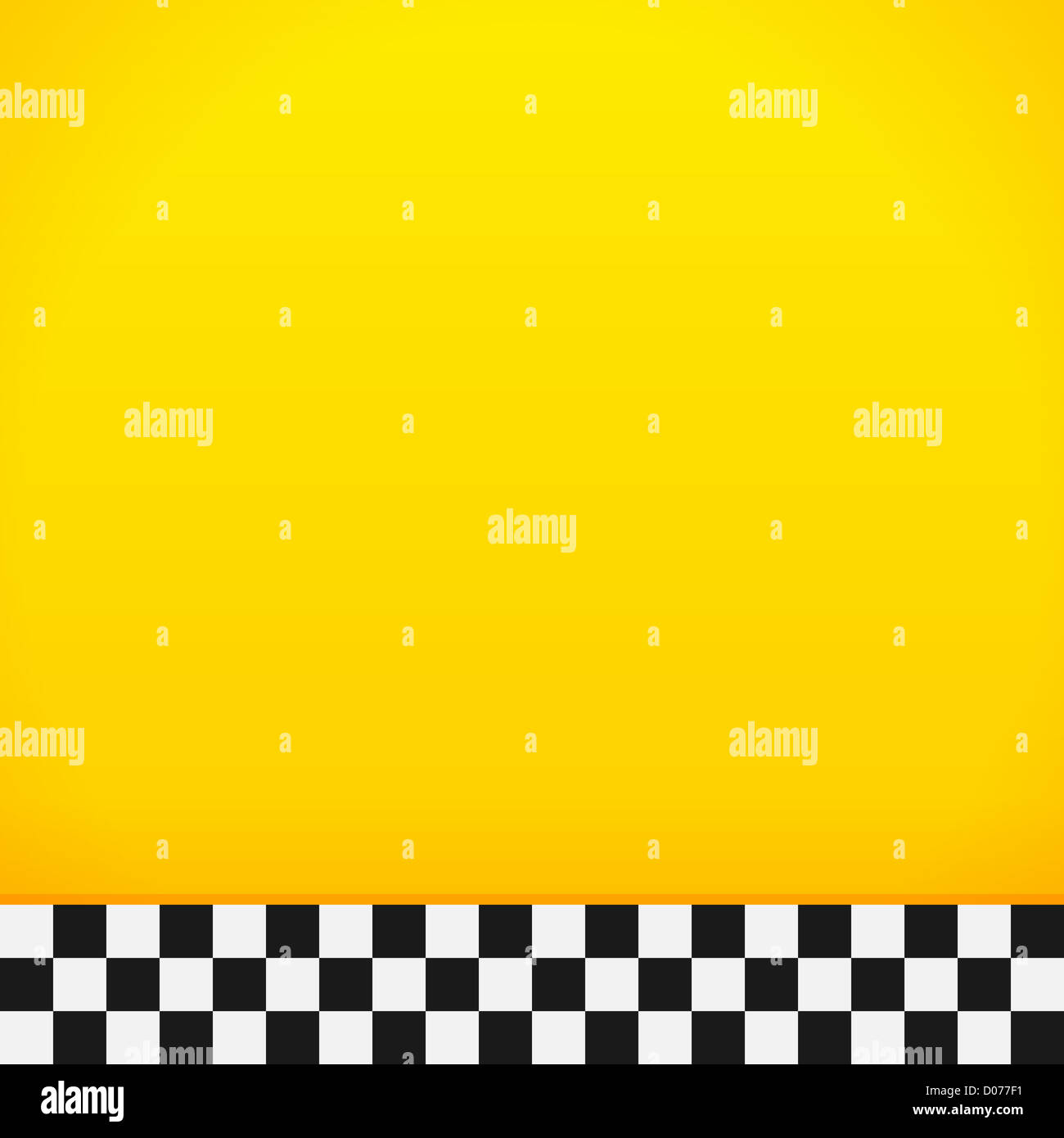 Taxi Checkerboard Pattern Stock Photo - Alamy