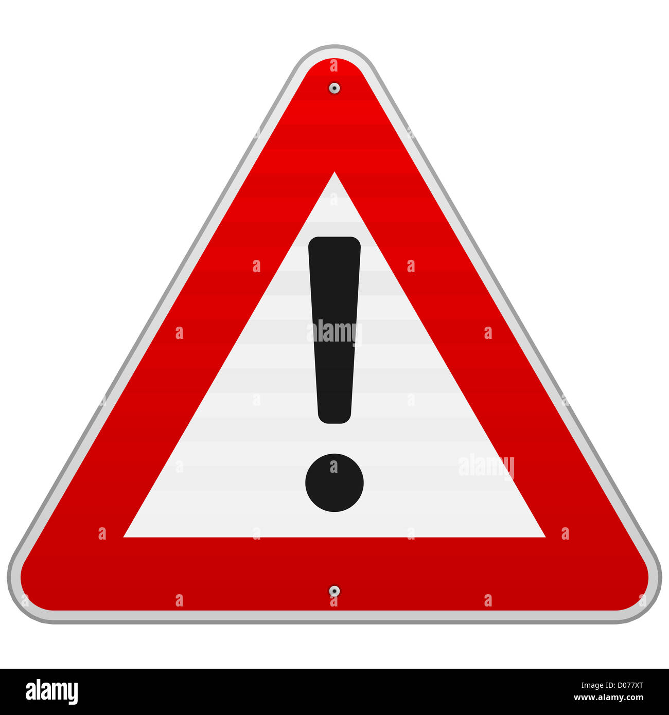 Triangle mark Cut Out Stock Images & Pictures - Alamy