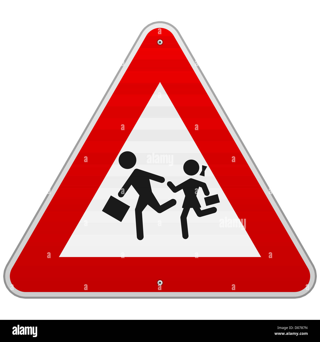 Notice sign slow walking hi-res stock photography and images - Alamy