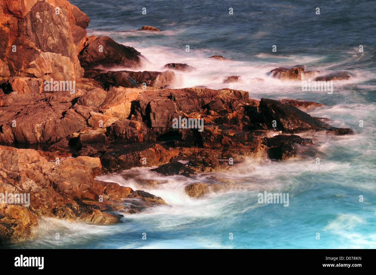 Roiling Water at Otter Cliffs, Acadia National Park, Mount Desert ...