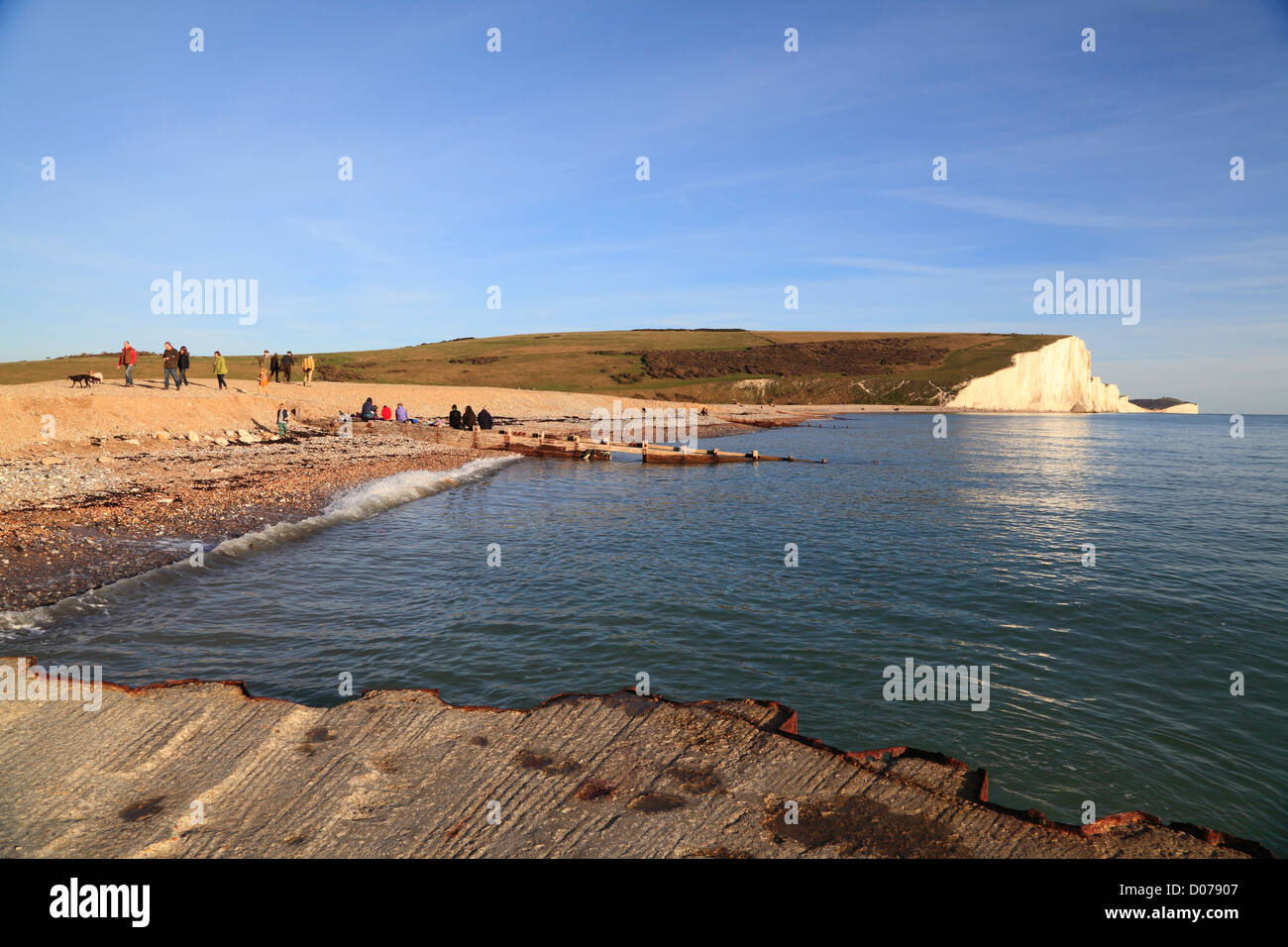 Cuckmere Haven Beach Stock Photos & Cuckmere Haven Beach Stock Images - Alamy