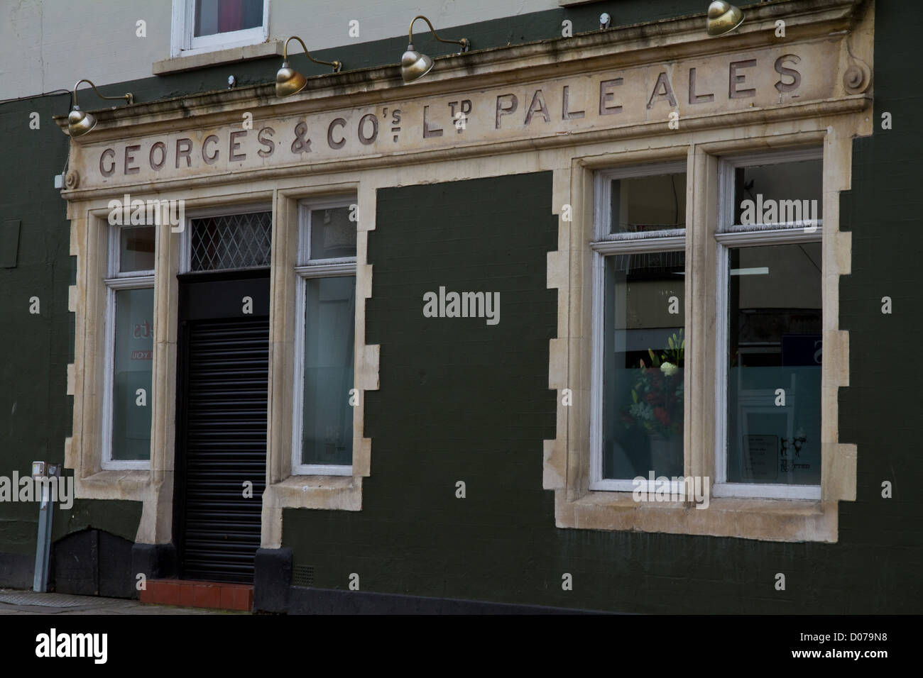 A close-up of the exterior of the Spotted Cow pub on North Street in ...