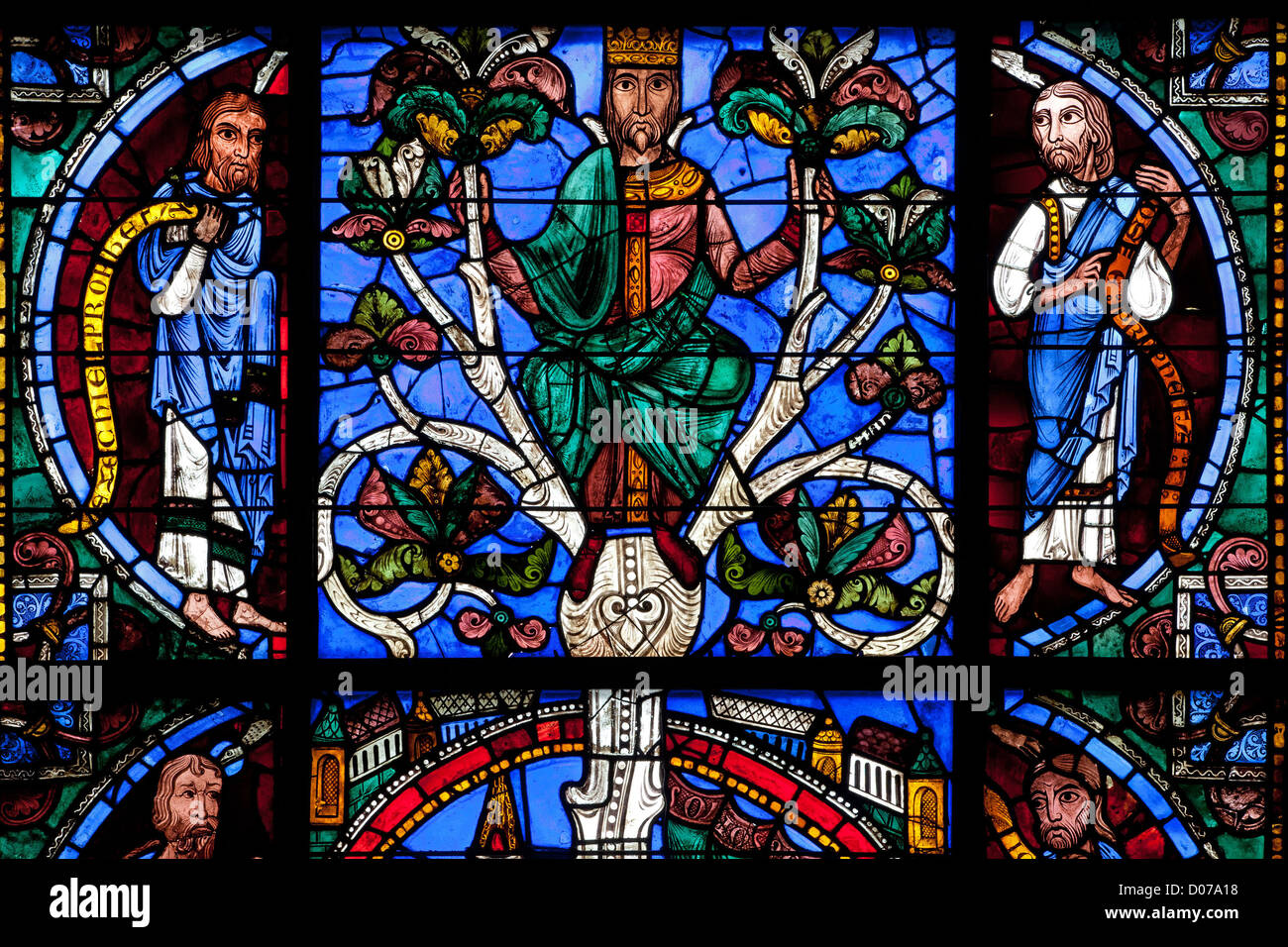 Jesse window stained glass window hi-res stock photography and images ...